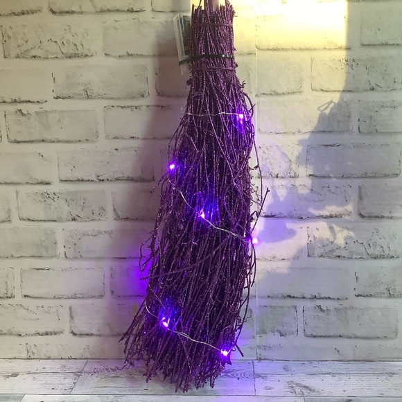 Martha Stewart | Holiday | Martha Stewart Led Glitter Rattan Witchs ...